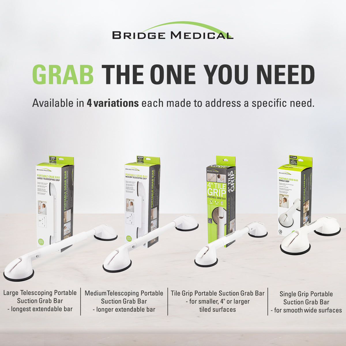 Portable Grab Bars – Bridge Medical